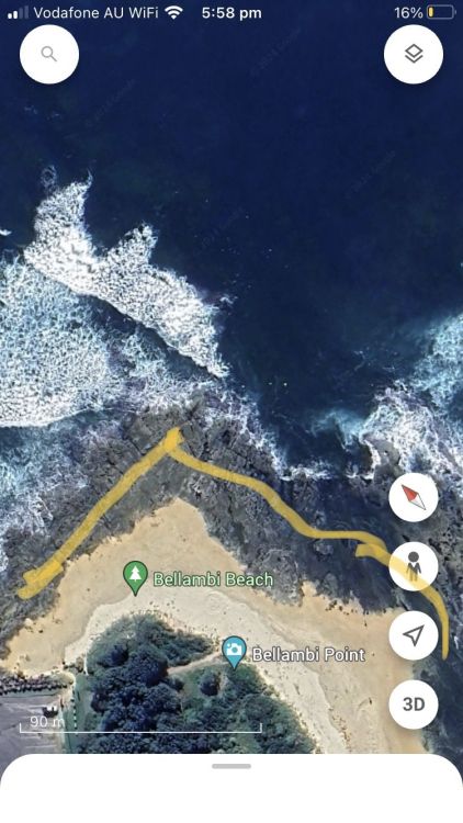 Rock fishing spots Wollongong harbour and Bellambi - Saltwater Fishing ...