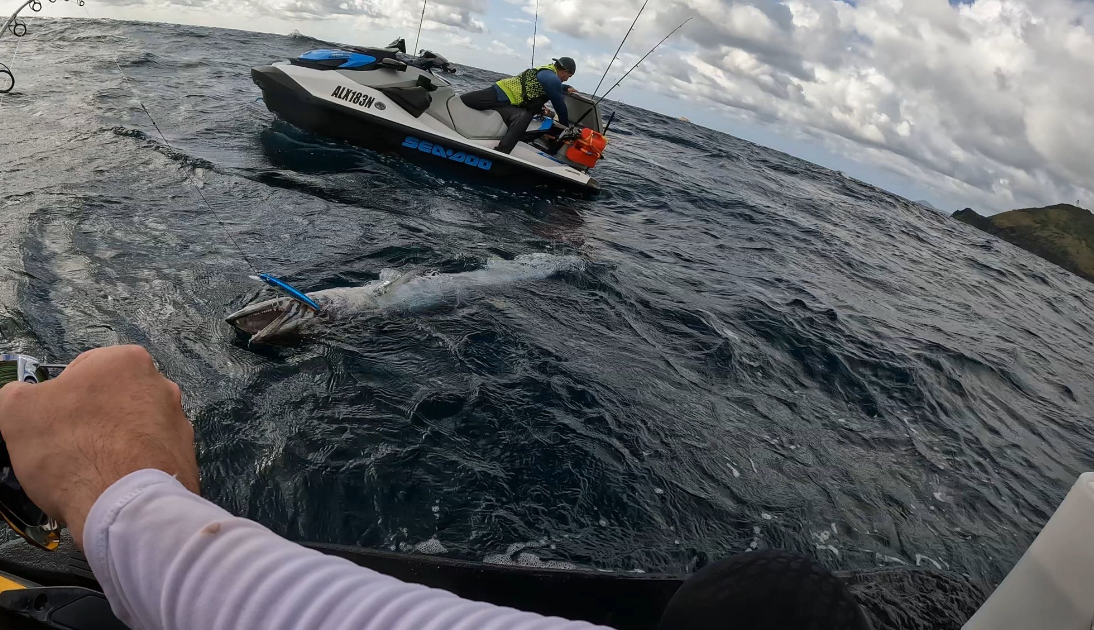 Great Barracuda - South West Rocks - JetSki Fishing - Gamefishing ...